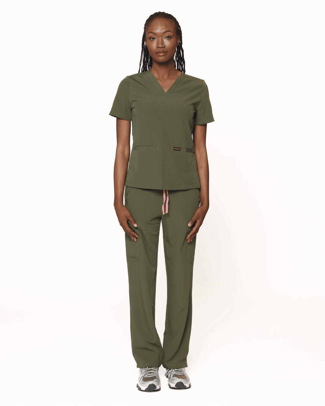 OLIVE GREEN SCRUBS – LENNOX SCRUBS.